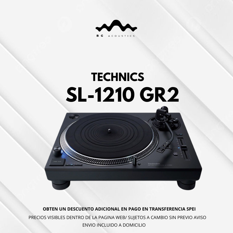 Technics SL-1210 GR2 Tornamesa profesional hi-fi - BG Acoustics ...