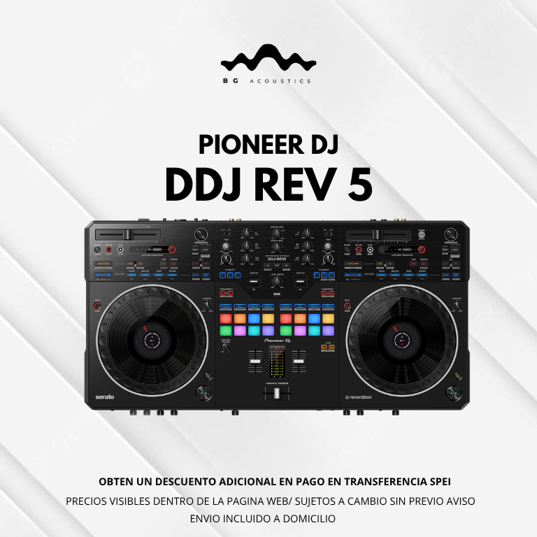 Pioneer DDJ-REV 5 - BG Acoustics | Equipos Profesionales de Audio