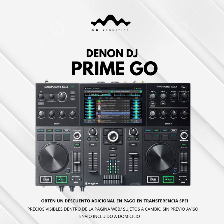 Denon Prime Go - BG Acoustics | Equipos Profesionales de Audio