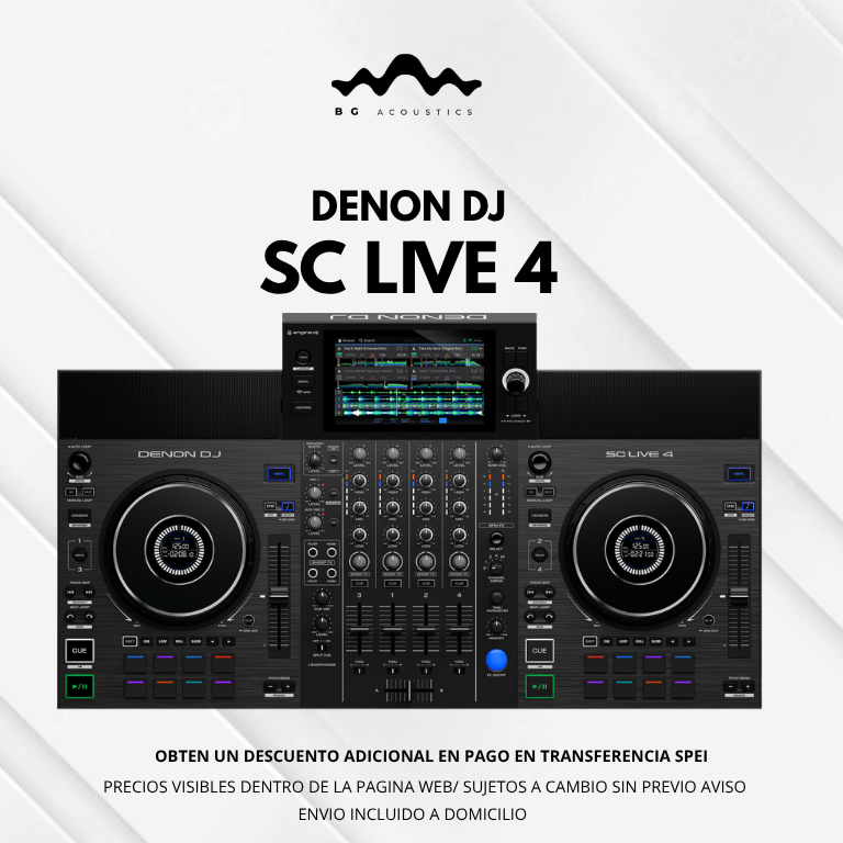 Denon SC LIVE 4 - BG Acoustics | Equipos Profesionales de Audio