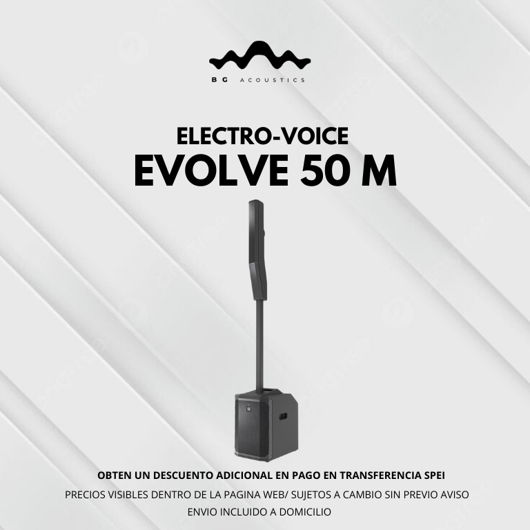 Eectro voice Evolve 50M sistema de audio en torre de 12" - BG Acoustics ...