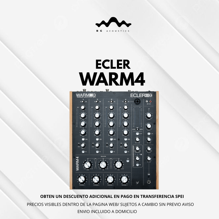 ECLER WARM4 Mixer analogo - BG Acoustics | Equipos Profesionales de Audio